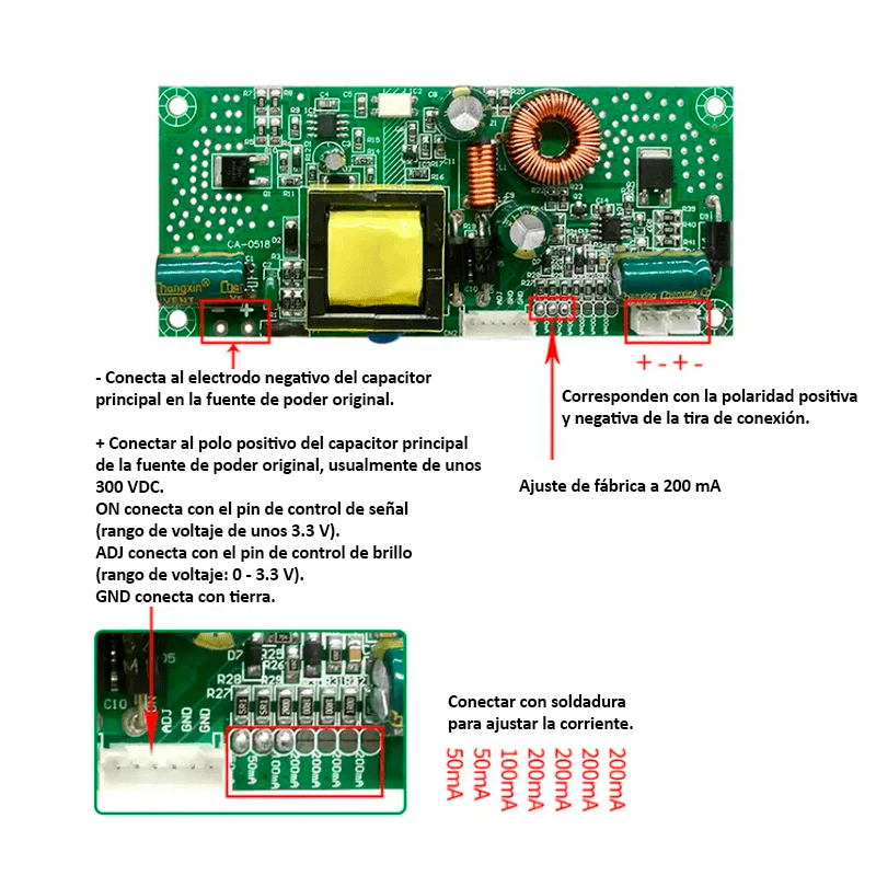 Universal backlight control board for LED TV [CA-0518] - $0.00 ...